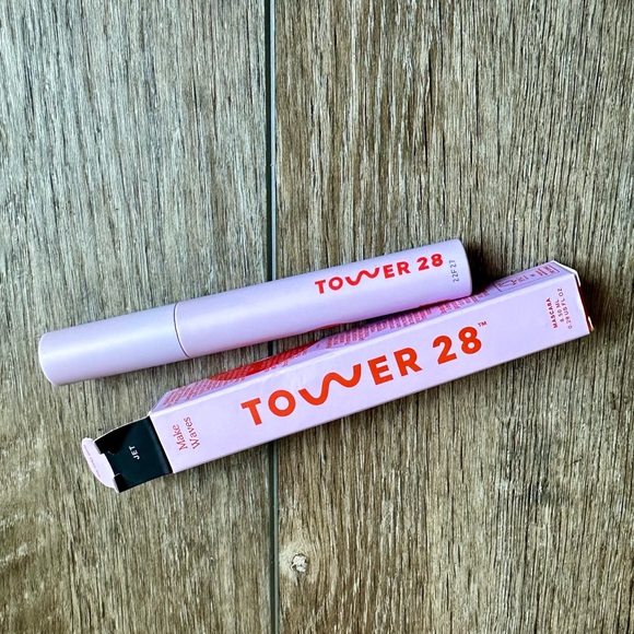 Tower 28 | Makeup | Tower 28 Make Waves Mascara 29 Fl Oz In Jet | Poshmark